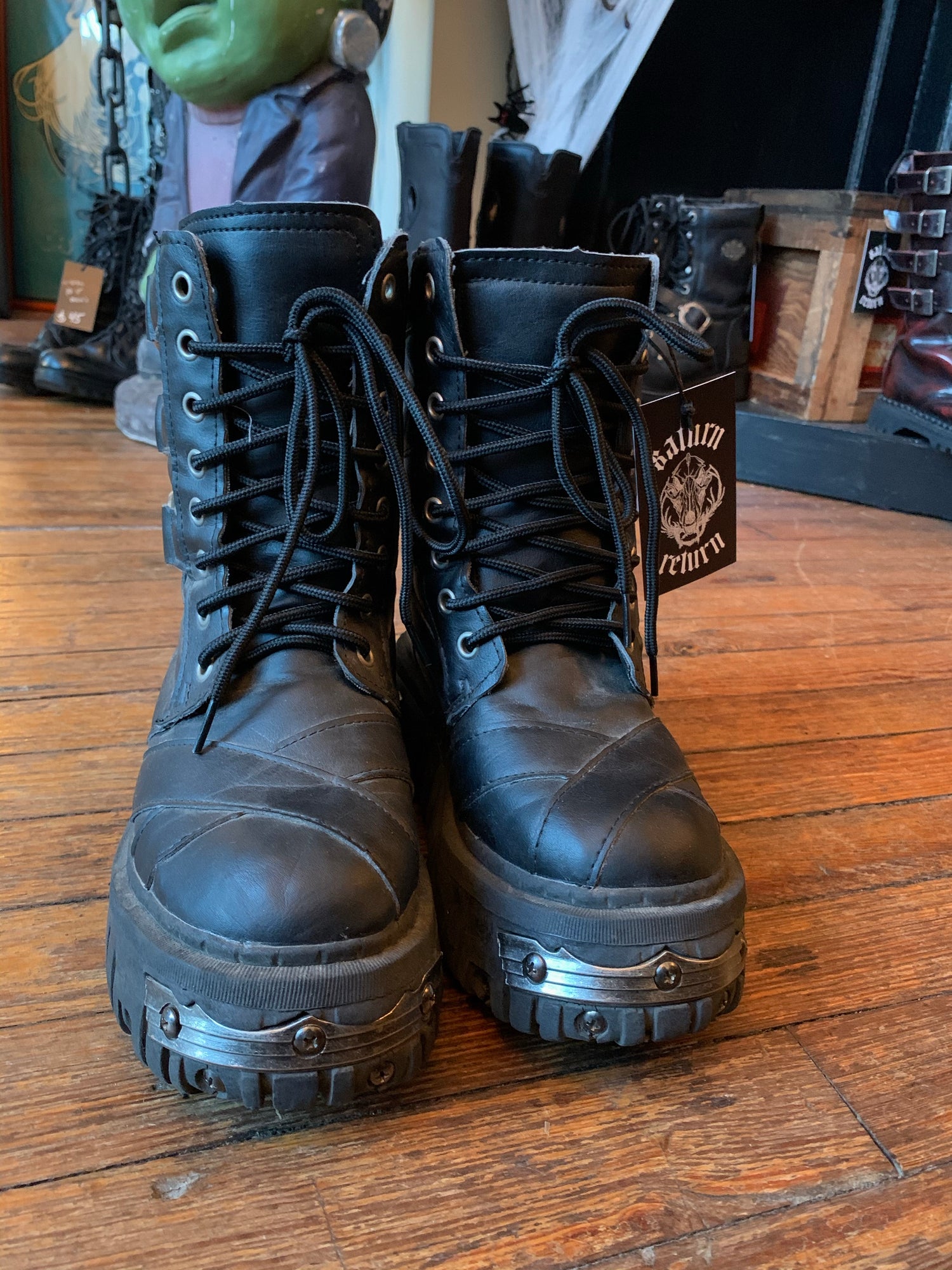 Men Wearing Combat Boots Goth